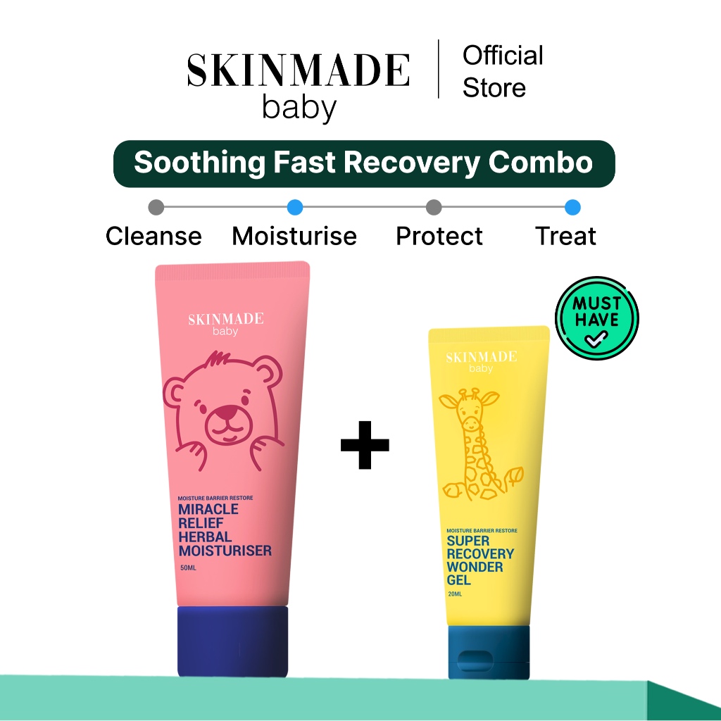 SKINMADE BABY Miracle Relief Herbal Moisturiser Baby Moisture Barrier ...