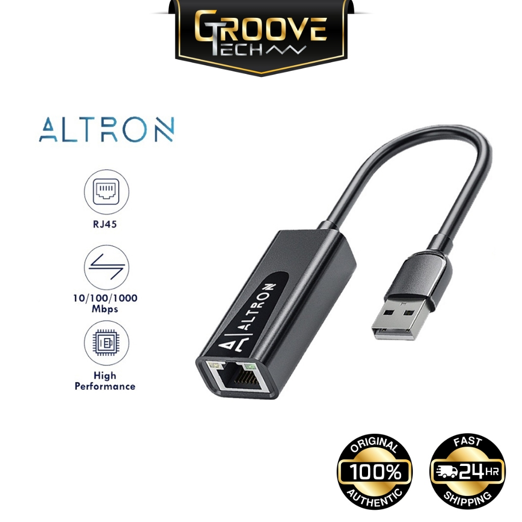 ALTRON USB Ethernet Adapter USB C 3.0 to 1000 Mbps LAN RJ45 PC Windows ...