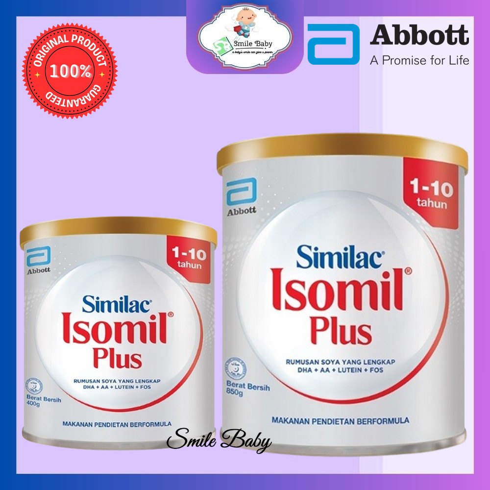 Isomil Plus Soy Formula for Milk Protein Allergy 1 to 10 y/o Gold Can ...