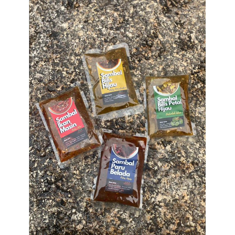 Sambal Ready To Eat Sambal Travel Pack 55g Sesuai bawa Umrah,Student ...