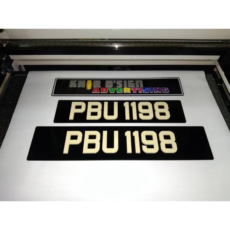 NOMBOR PLATE KLASIK/RETRO KERETA/NUMBER PLAT KLASIK KERETA/PLATE GAJAH ...