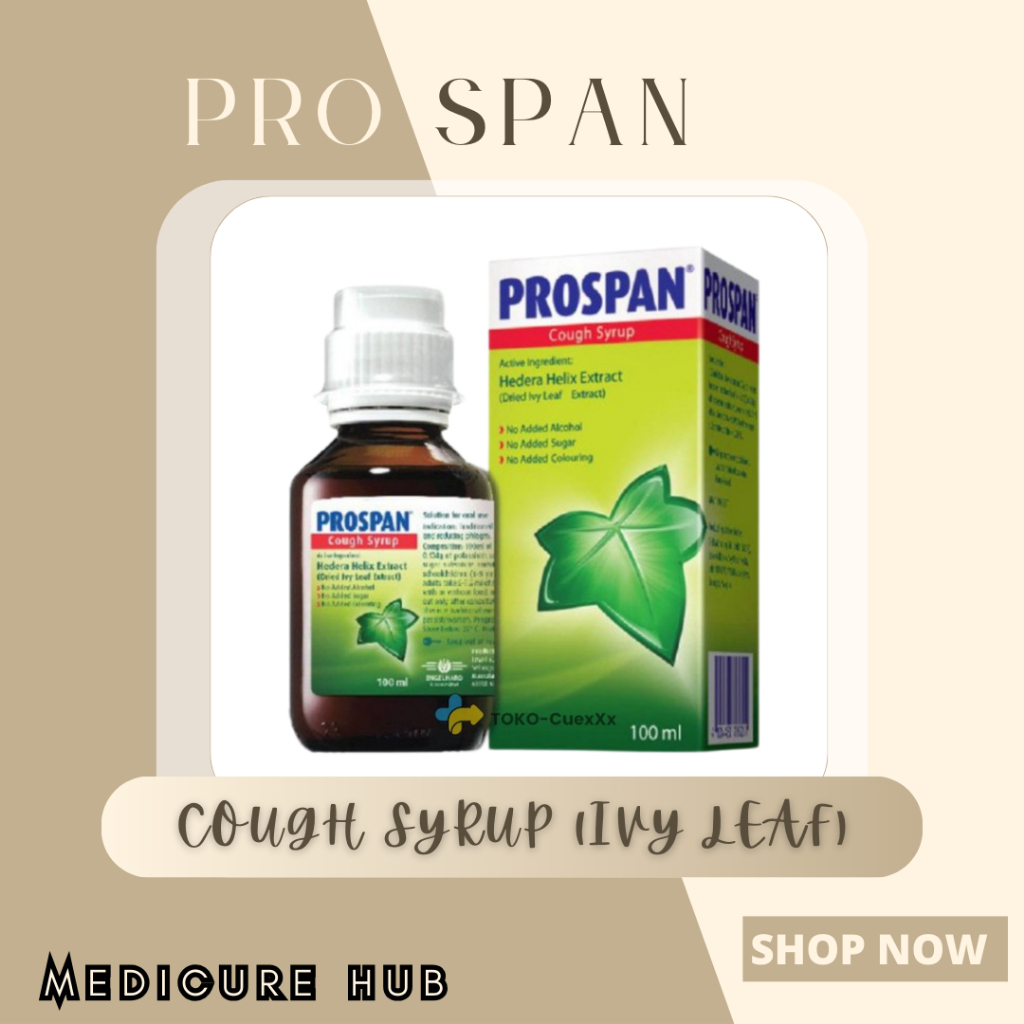 (BATUK) PROSPAN COUGH SYRUP 200ML | UBAT BATUK HERBA | EKSTRAK DAUN IVY ...