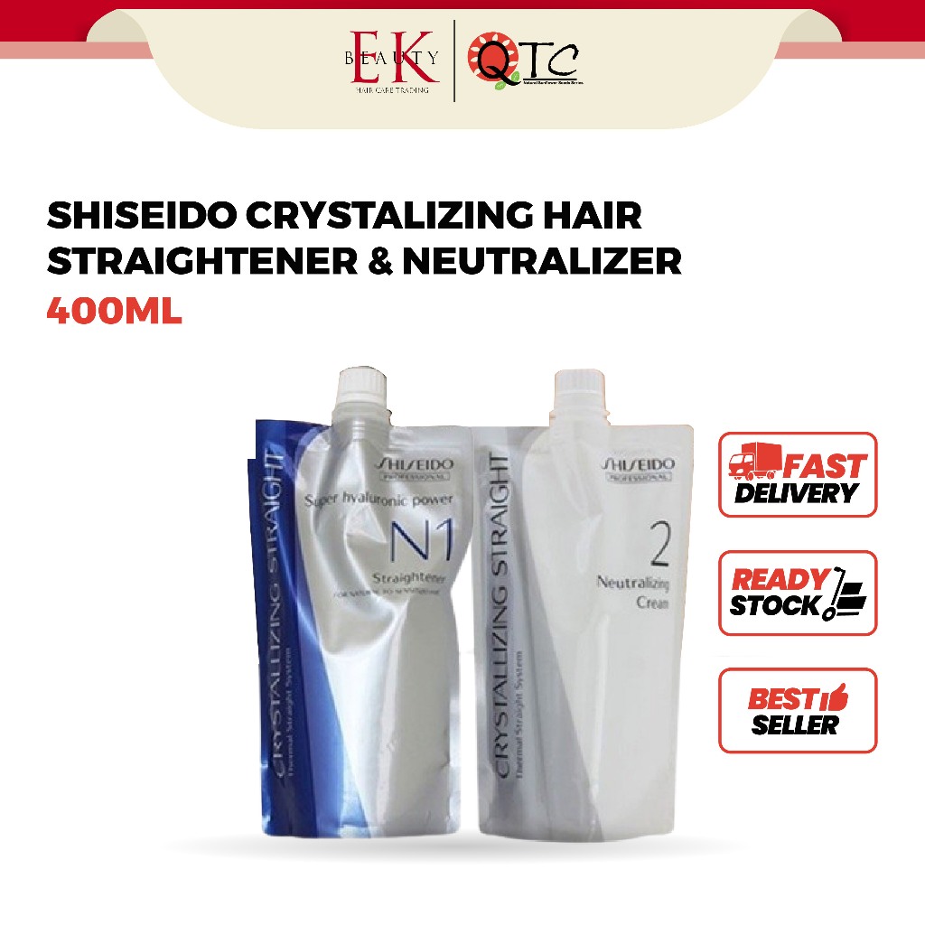Shiseido Crystalizing Hair Straightener Neutralizer N1 (400ml) | Shopee ...