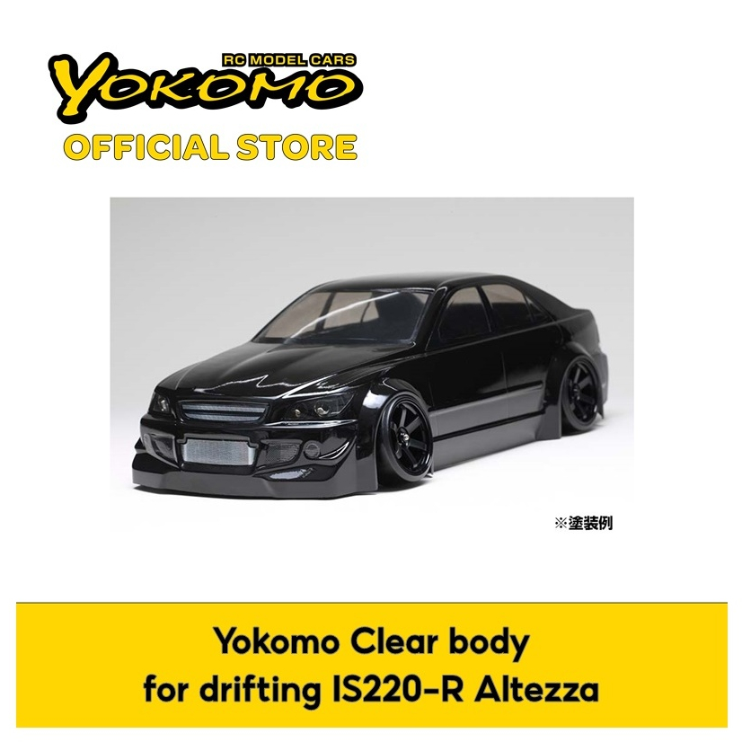 Yokomo Clear body for drifting IS220-R Altezza for remote control car (SD-IS220BB) | Shopee Malaysia