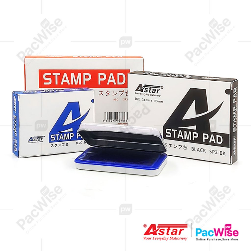 Astar Stamp Pad (SP-2 / SP-3 / SP-4) Stamppad (1 Pc) | Shopee Malaysia