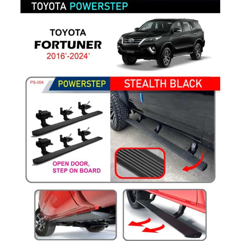 Toyota Fortuner 2017 2018 2019 2020 2021 2022 2023 2024 auto deployed ...