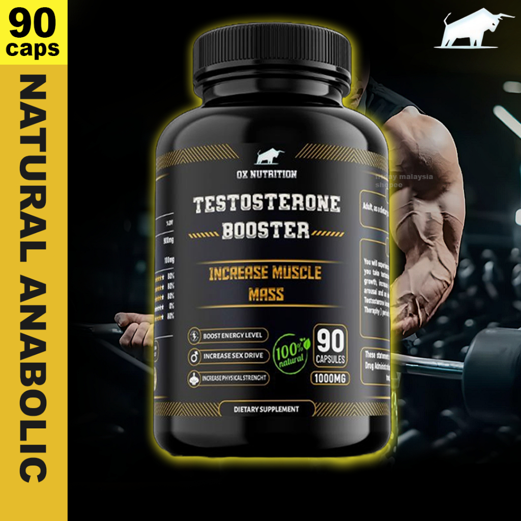 [3 Products] Testosterone Booster OX Nutrition 1000mg Original 100% ...