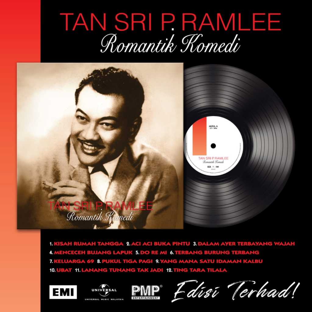 Tan Sri P. Ramlee - Romantic Komedi ( Vinyl / LP / Piring Hitam ) Ready ...