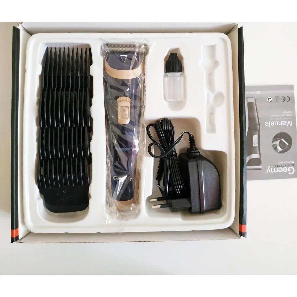 Geemy GM 6005 Professional Hair Clipper Rechargeable Hair Trimmer Men ...