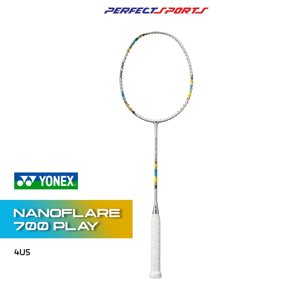 [Free String + Grip] Yonex Nanoflare 700 PLAY BADMINTON RACKET SILVER/BLUE | Shopee Malaysia
