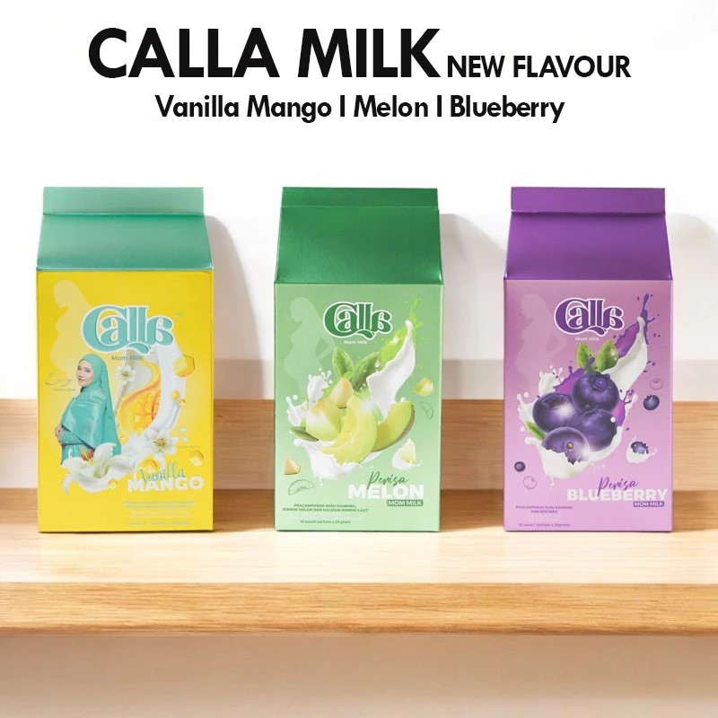NEW FLAVOR CALLA MILK / CALLA MOM MILK MELON / BLUEBERRY / VANILLA MANGO | Shopee Malaysia