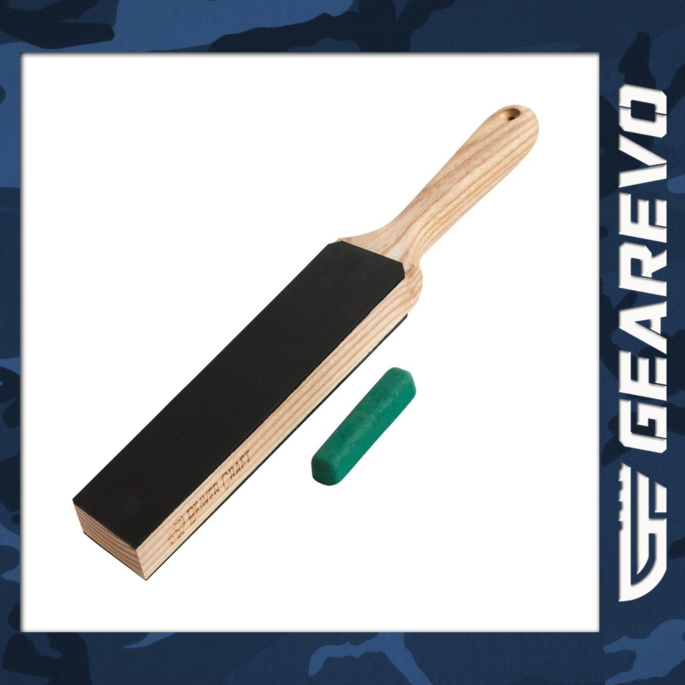 BEAVERCRAFT Leather Paddle Strop with Compound Rouge (BVRLS6P1 ...