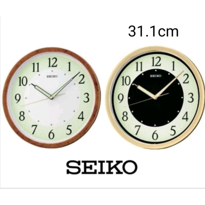 100% ORIGINAL SEIKO Luminous Standard Analog Quite Sweep Second Hand ...