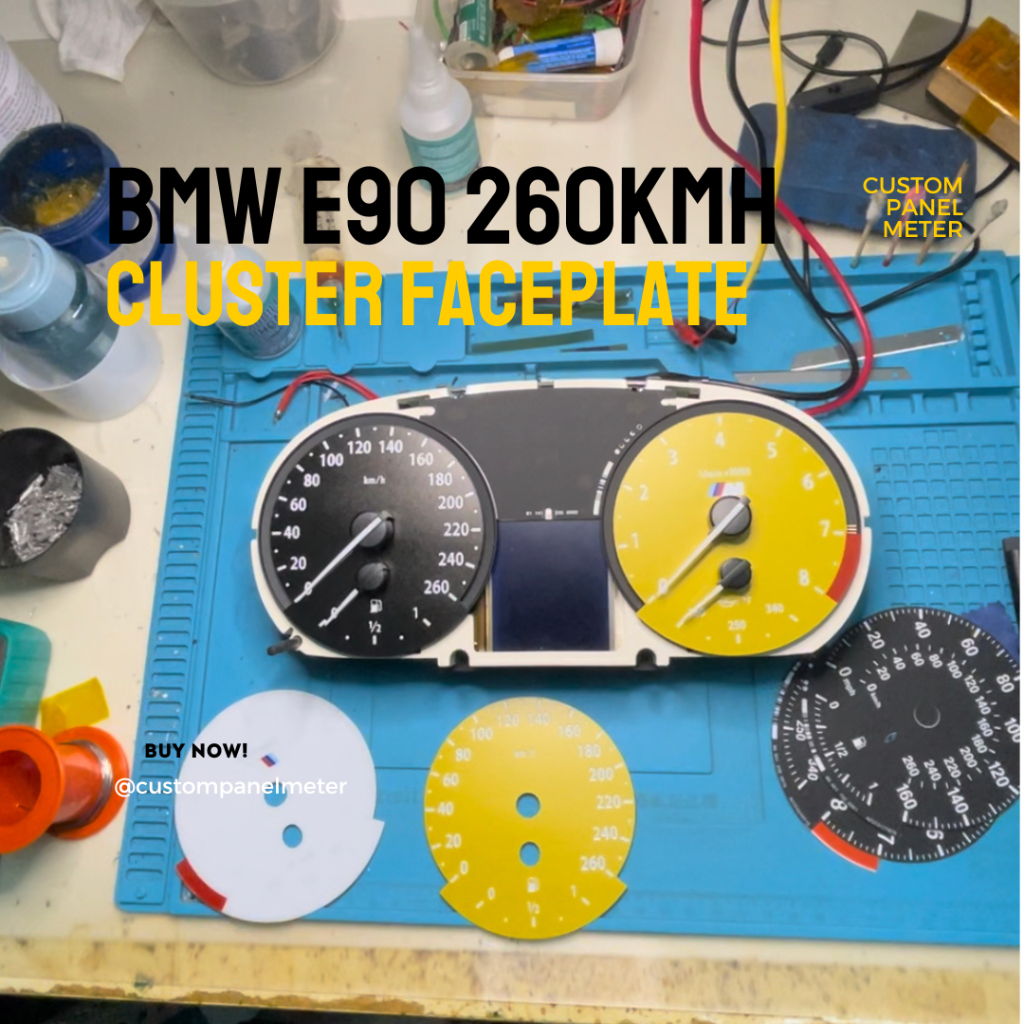 BMW E90 METER SPEEDOMETER CLUSTER FACE PLATE PANEL | Shopee Malaysia