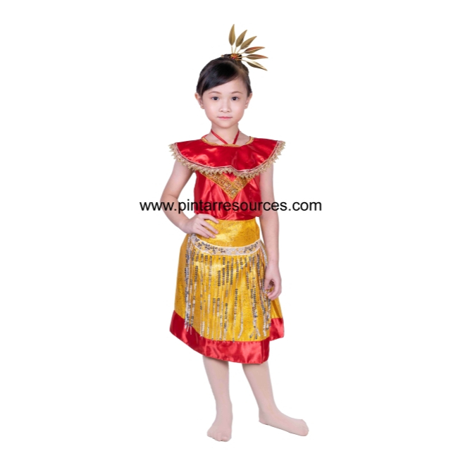 READY STOCK Malaysia Ethnic Sarawak Native Iban Dayak Girl Traditional ...