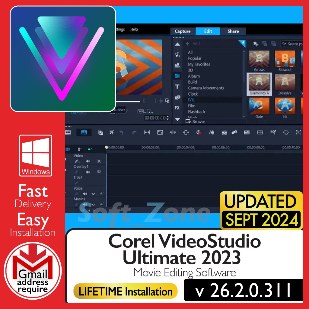 Corel VideoStudio Ultimate 2023 v26.2.0.311 - Movie Editing Software ...