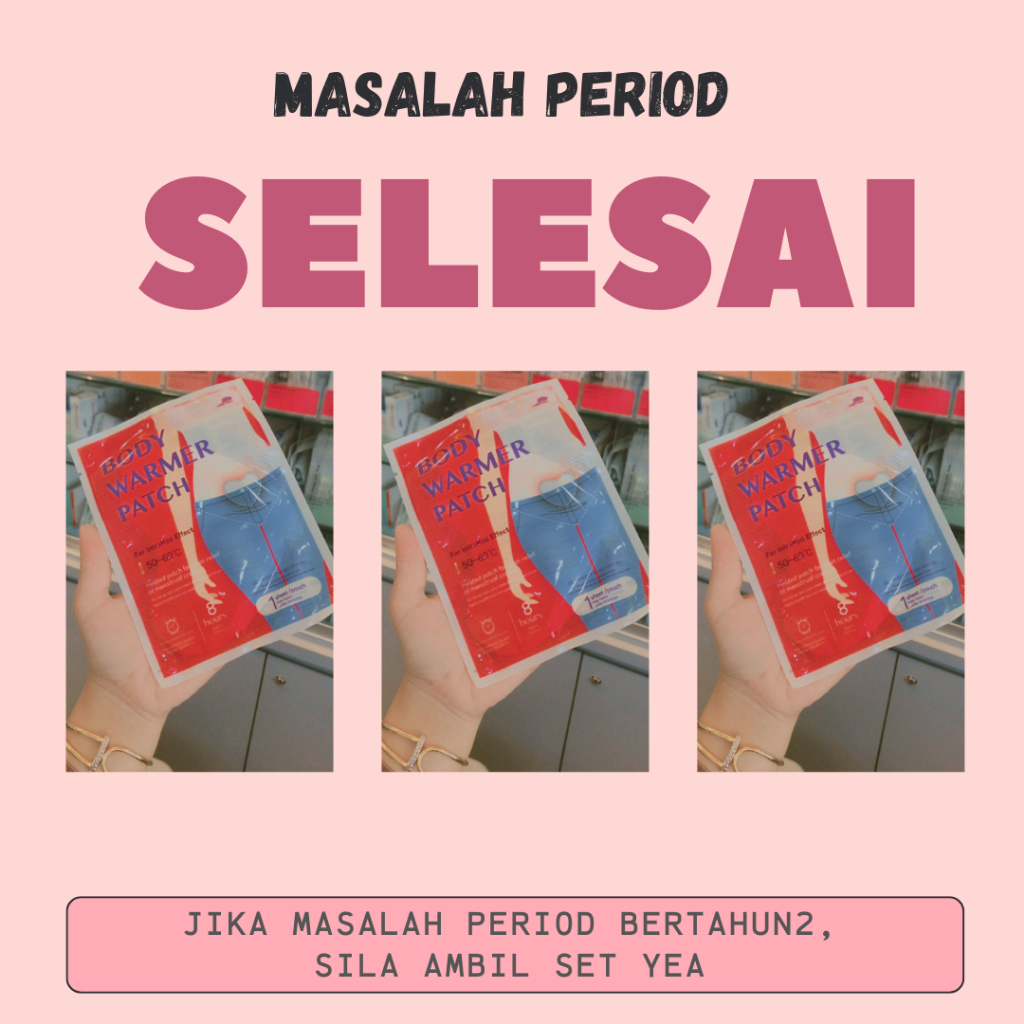 Period Patch Set 2in1 and Set 3in1 Period Relief Pain | Shopee Malaysia