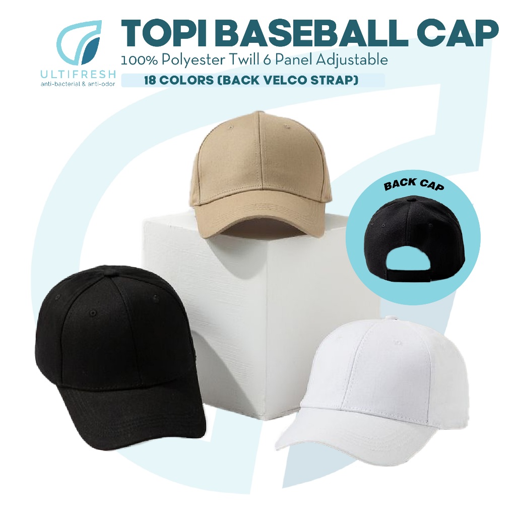 ULTIFRESH Fashion Cap Women Adjustable Back Velcro Strap Baseball Cap ...
