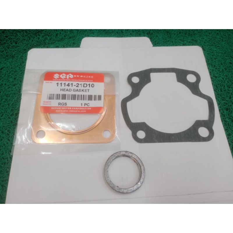 SUZUKI RGS RG 110 RU110 RU TOP SET GASKET SET HEAD GASKET COPPER TEBAL ...