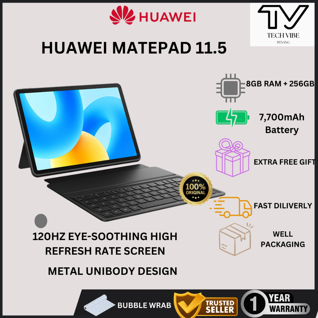 HUAWEI MATEPAD 11.5 (6GB+128GB) (WIFI/LTE) | | PC-LEVEL WPS | ORIGINAL ...