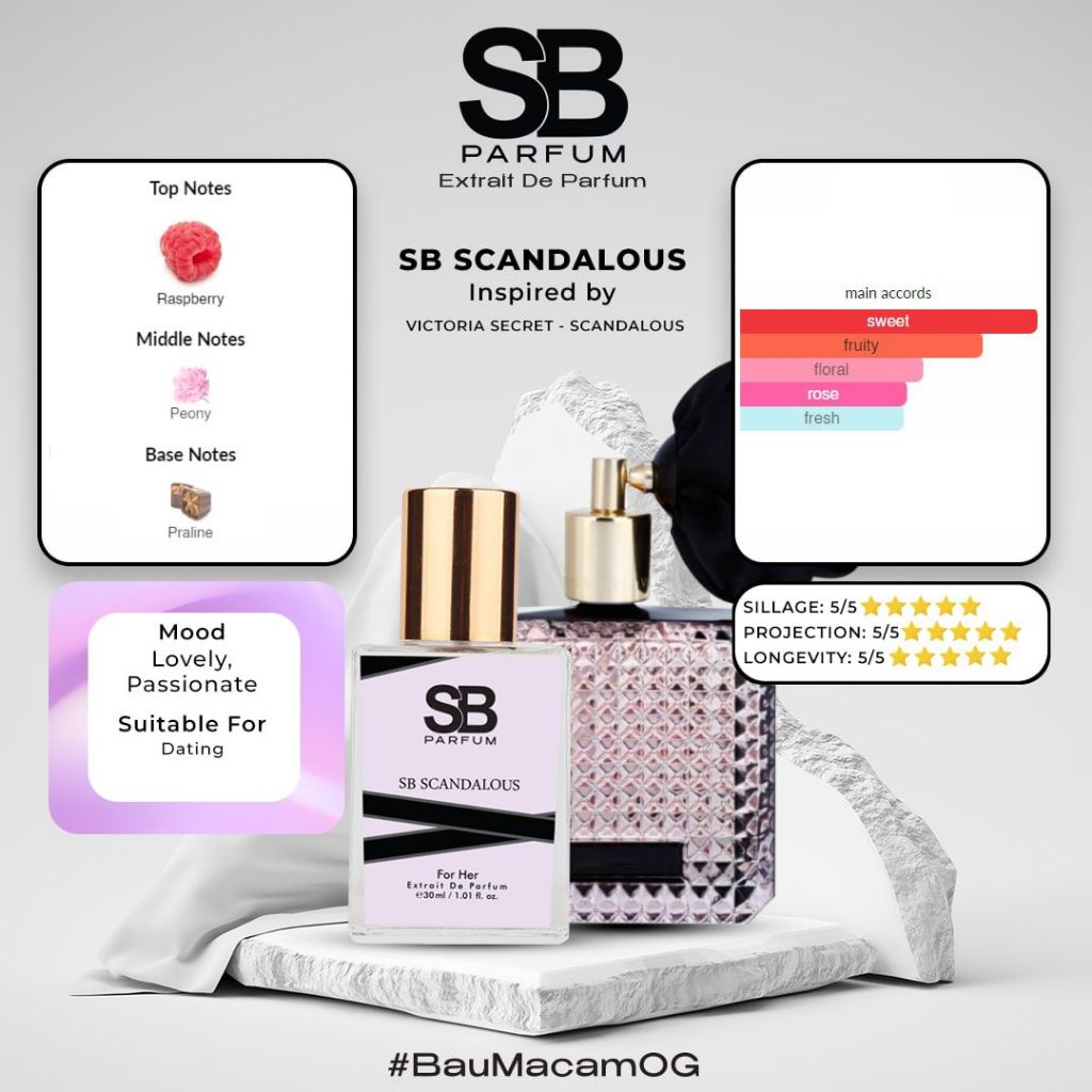 SB PARFUM SB SCANDALOUS EDP 30ML (inspired by vs scandlaous) | Shopee ...