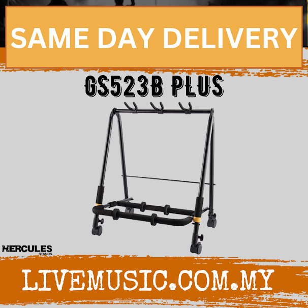 Hercules GS523B PLUS 3-pc Guitar Display Rack W/ Casters ( GS523B-PLUS ...