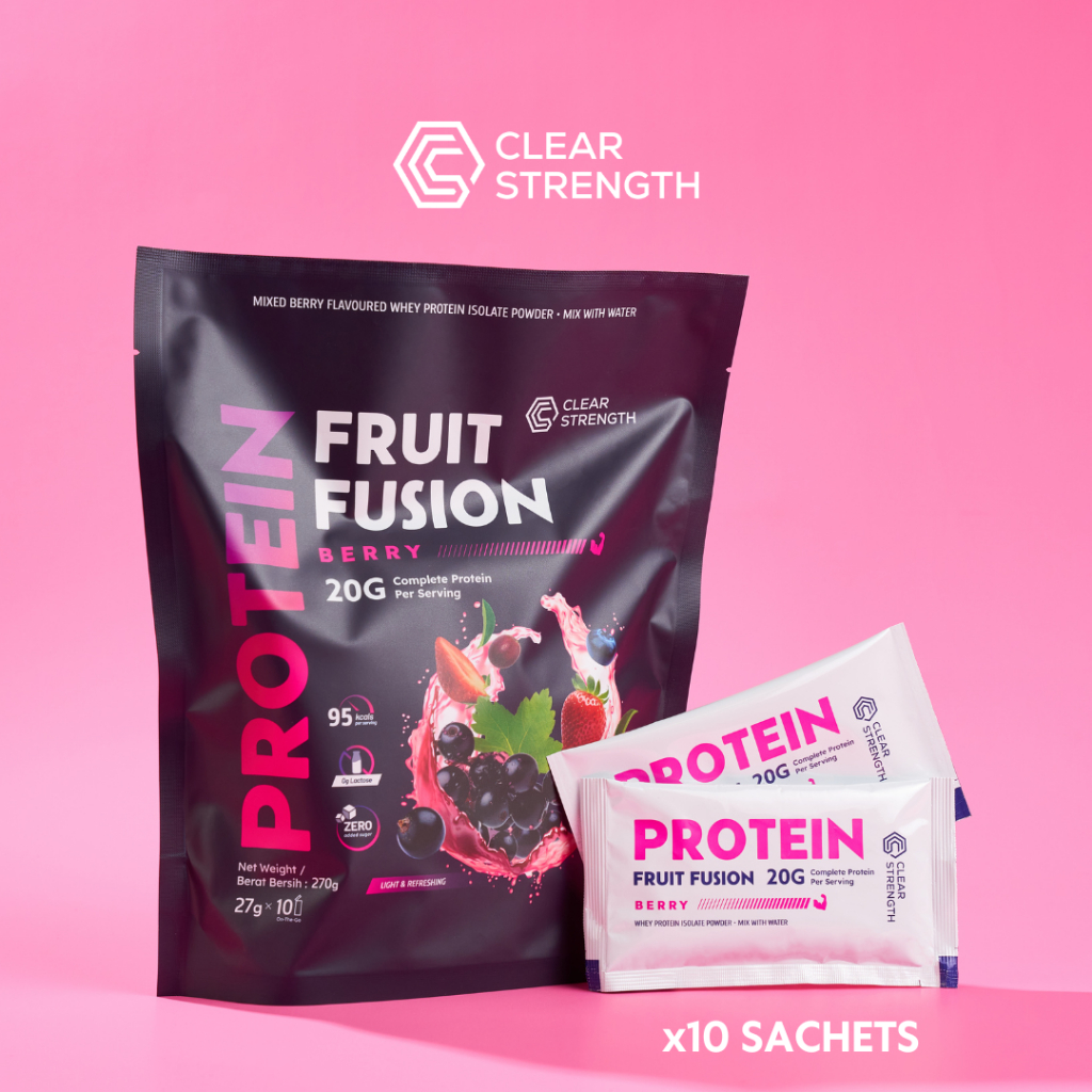 Clear Strength | Whey Protein Powder | Berry Flavour | 0g Lactose | 10x ...