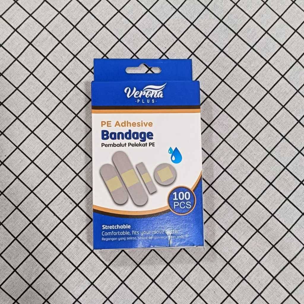 100pcs / Verona Plus PE Adhesive Bandage / Stretchable / Comfortable ...