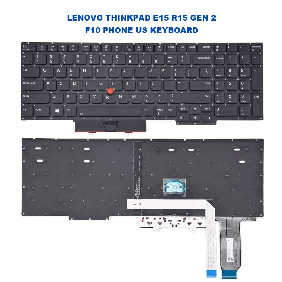 LENOVO THINKPAD E15 R15 GEN 2 F10 PHONE US KEYBOARD | Shopee Malaysia