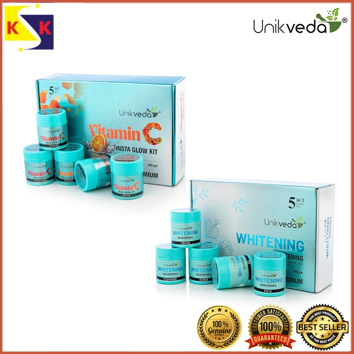 UNIKVEDA Vitamin-C / Whitening Facial Kit (400gm) | Shopee Malaysia