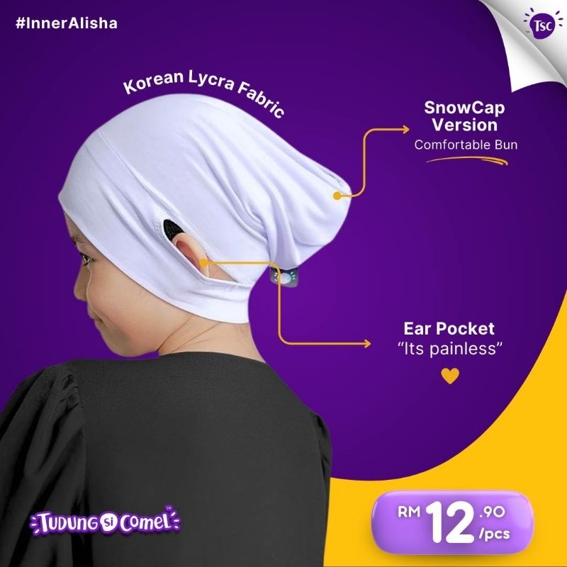 Inner Alisha ( Kids ) TudungSiComel | Shopee Malaysia