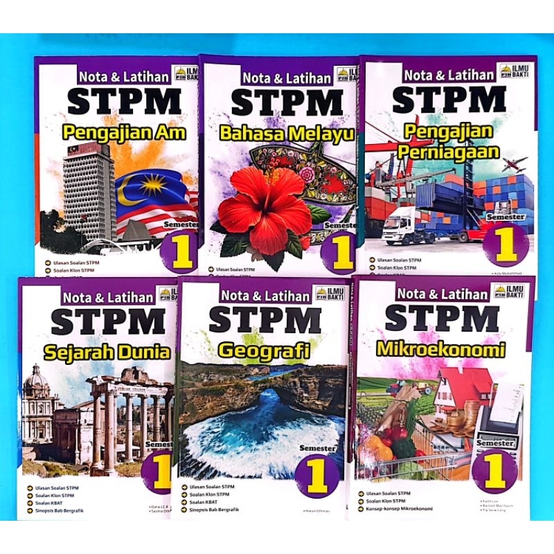 [ Ilmu Bakti ] Nota & Latihan STPM Semester 1 2024 Buku Rujukan | Shopee Malaysia
