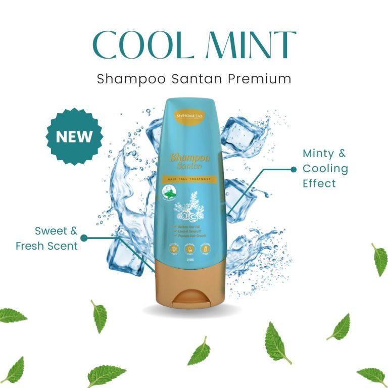 My Home Lab Shampoo Santan Premium Cool Mint Edition 250ml - 1 Pc ...