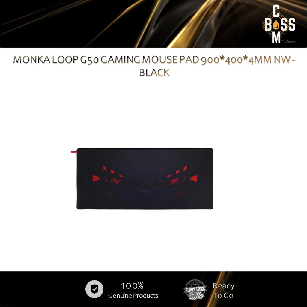 MONKA LOOP G50 GAMING MOUSE PAD 900*400*4MM NW - BLACK | Shopee Malaysia