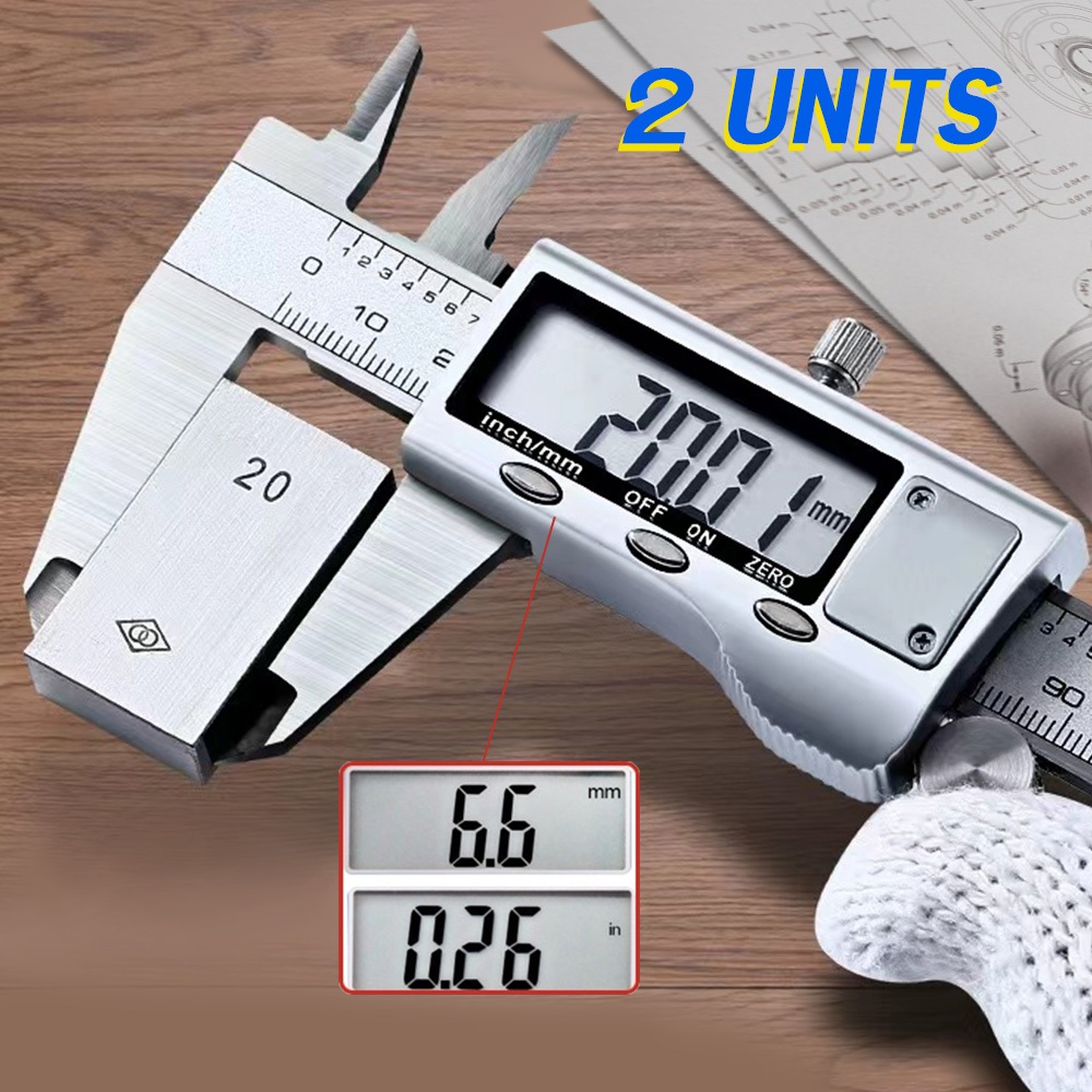 Stainless Steel Vernier Caliper High Accuracy Resolution 0.01mm ...