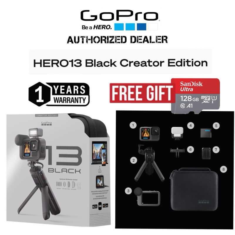 (NEW)GOPRO MALAYSIA WARRANTY GOPRO HERO 13 BLACK ORIGINAL (1 YEARS ...