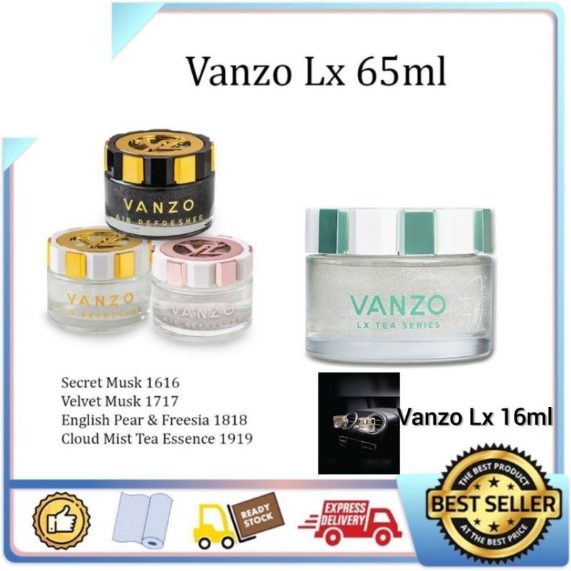 KOON VANZO Air Freshener 16/65 ml, 1616 Secret Musk 1717 Velvet Musk ...