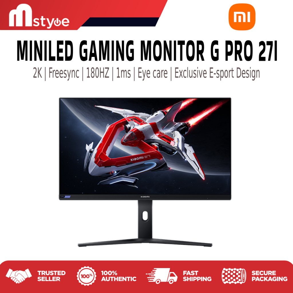 Xiaomi Curved | MiniLED G Pro 27i Flat G34WQi / G27i Gaming Monitor 21: ...