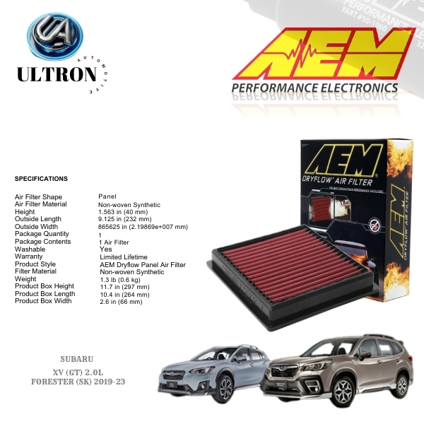 [Ready Stock, 100% Original] AEM Intakes USA Subaru XV (GT) / Forester ...