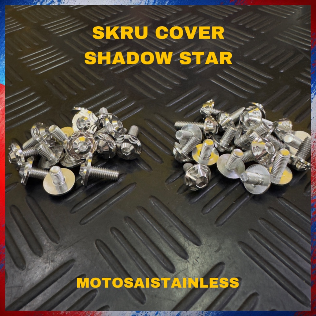 🇲🇾🔥🇨🇷 SKRU COVER M6 SAIZ 10 UNIVERSAL DESIGN SHADOW STAR ORIGINAL HENG ...