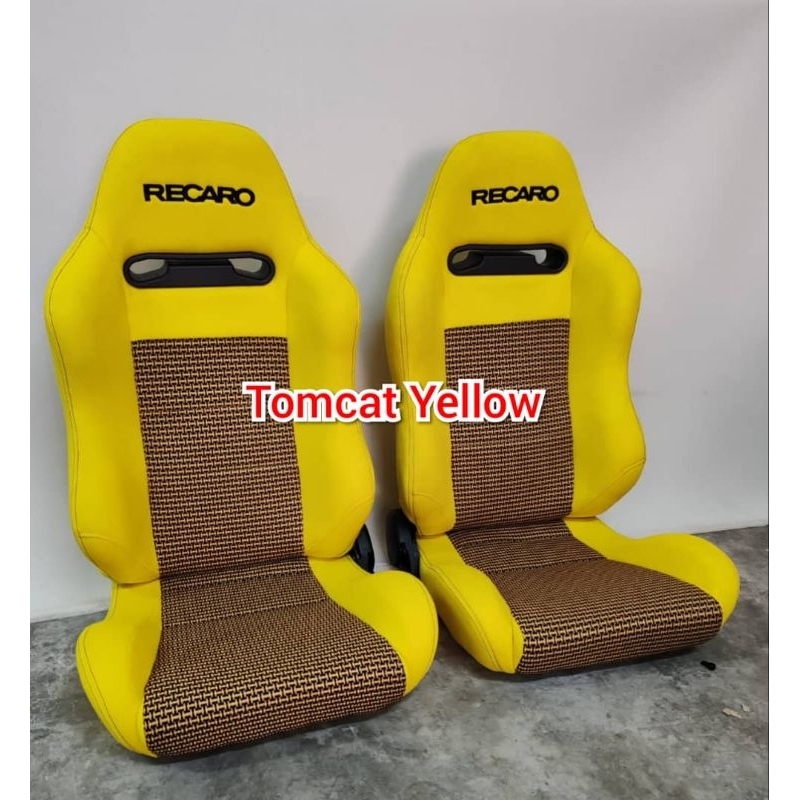 Recaro Sport Semi Bucket Seat Tomcat Yellow | Shopee Malaysia