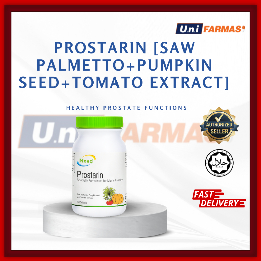 NOVA PROSTARIN FOR MEN'S HEALTH [SAW PALMETTO+PUMPKIN SEED+TOMATO ...