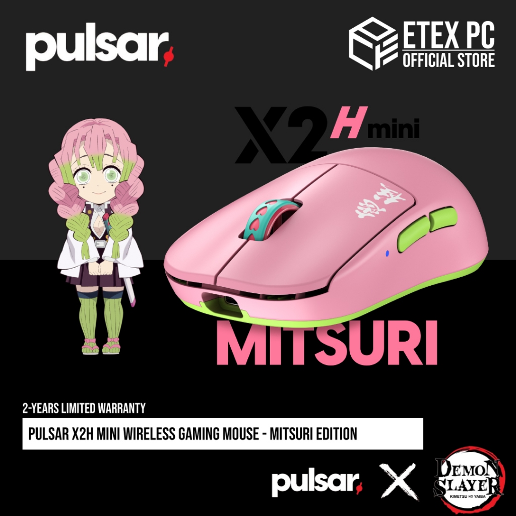 Pulsar X2H Mini Wireless Gaming Mouse - Mitsuri Edition | Shopee Malaysia