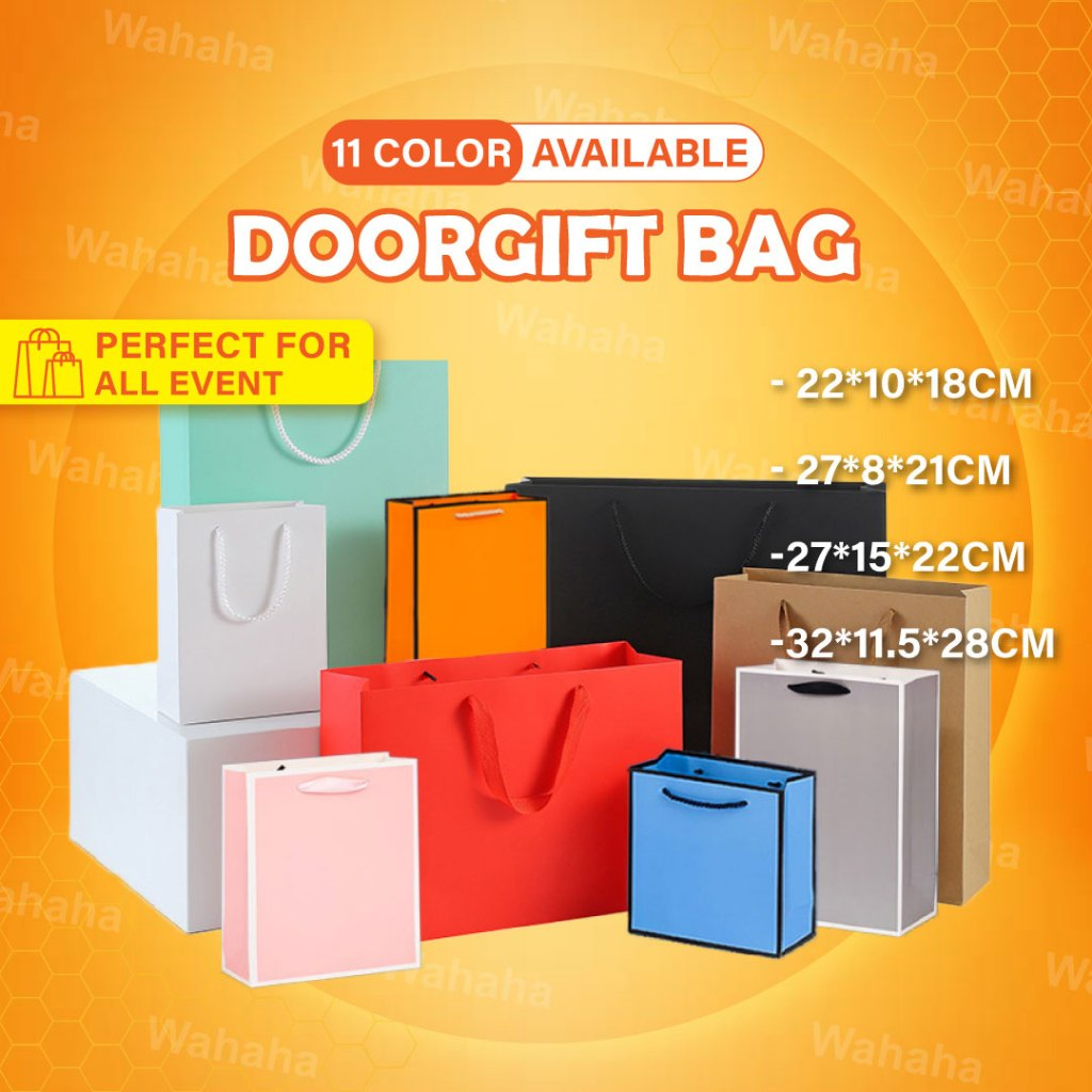 Wahaha Paper Bag Murah Doorgift Bag Wedding Shopping Bag Gift Bag Party ...
