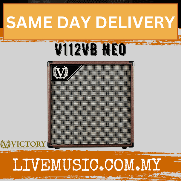Victory V112VB Neo 1 x 12 Compact Extension Speaker Cabinet, Cream ...