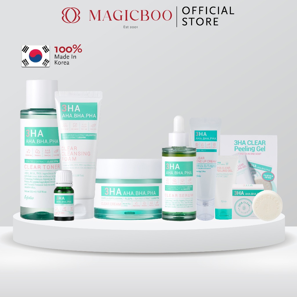 Magicboo Esfolio 3HA Clear Skincare For Acne/ Problem Skin 清透护肤系列（适合痘痘肌 ...