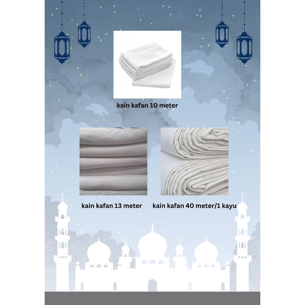 KAIN KAFAN JENAZAH KAIN JENAZAH KAIN PUTIH COTTON KAIN KAPAN MURAH,KAIN ...