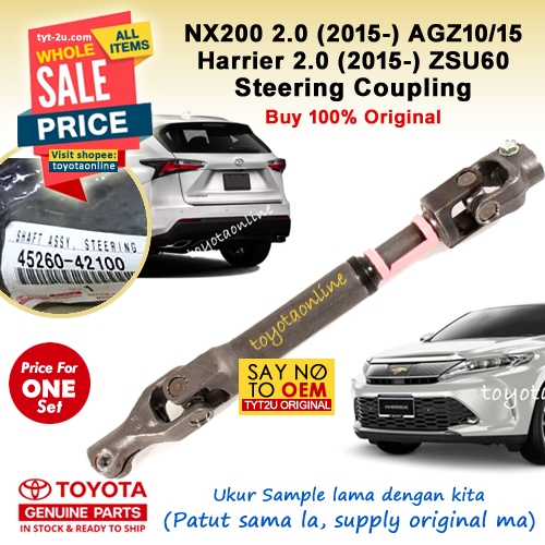 Harrier NX200 2.0 (2015-) Steering Coupling (Original) ZSU60 AGZ10 ...