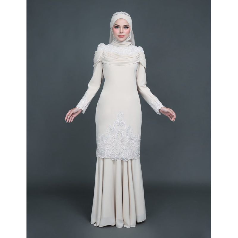 HIJABISTAHUB RAYFA KURUNG IN CHAMPAGNE | Shopee Malaysia