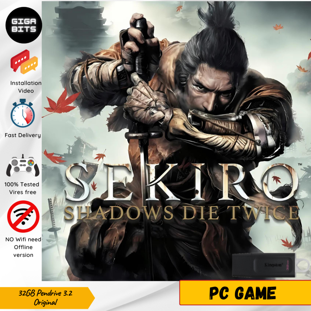 Sekiro Shadows Die Twice – Game of the Year Edition PC Game Pendrive ...